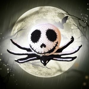 Hand Crafted | Wall Decor | Jack Skellington Hand Crochet Halloween ...